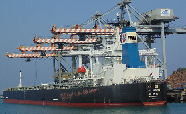 Gangavaram Port sets new coal handling record